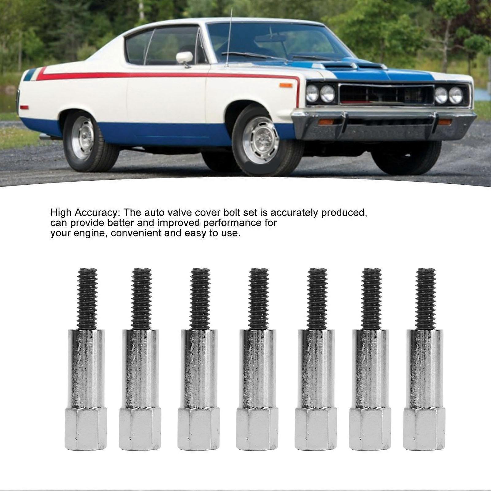 7Pcs Valve Cover Bolt Set 1/4in20 High Accuracy Rust Proof Sturdy Auto ...