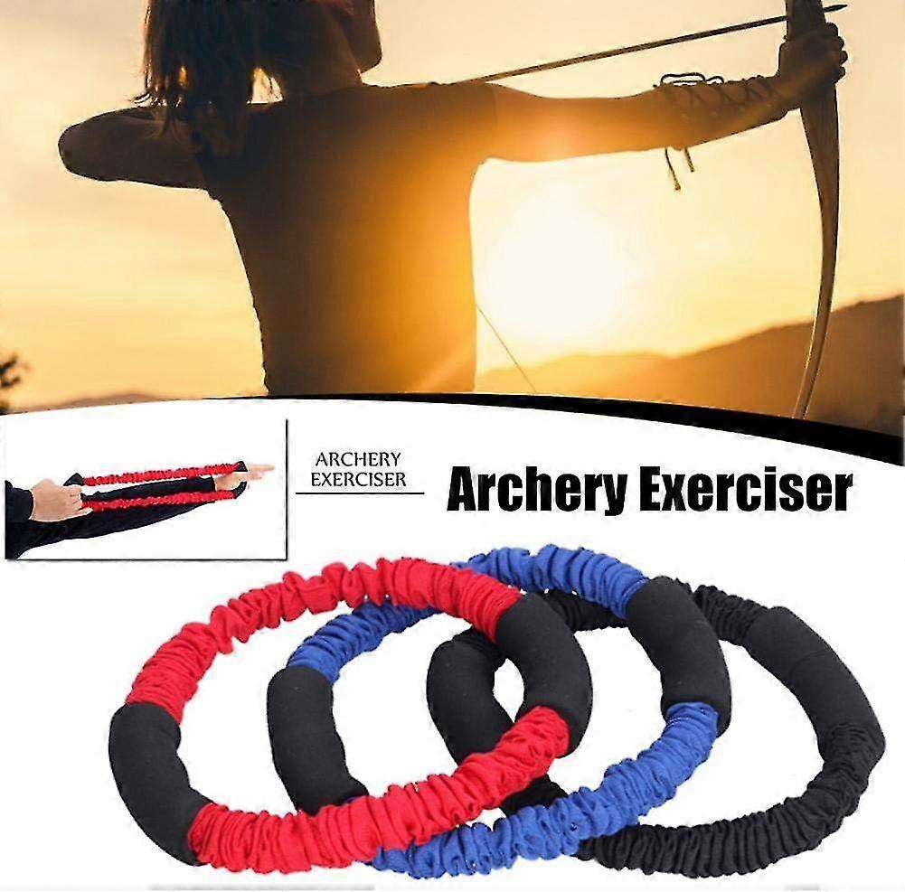 Archery Band Archery Exerciser Rubber Band Elastic Rope Trainer Puller for Archary (Archer ...