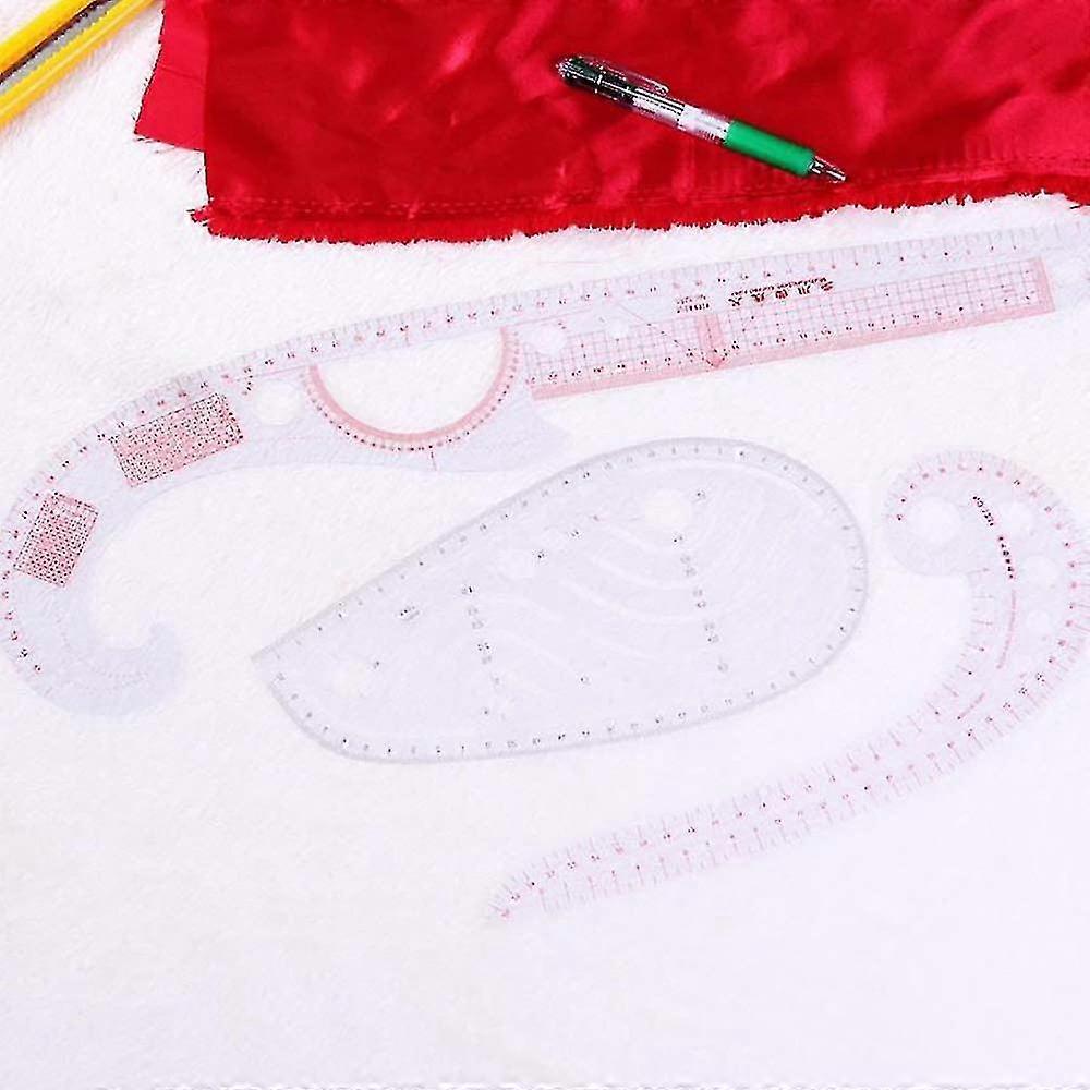 13Pcs Sewing Ruler Line French Curve Ruler Cutting Mat Set Yardstick ...