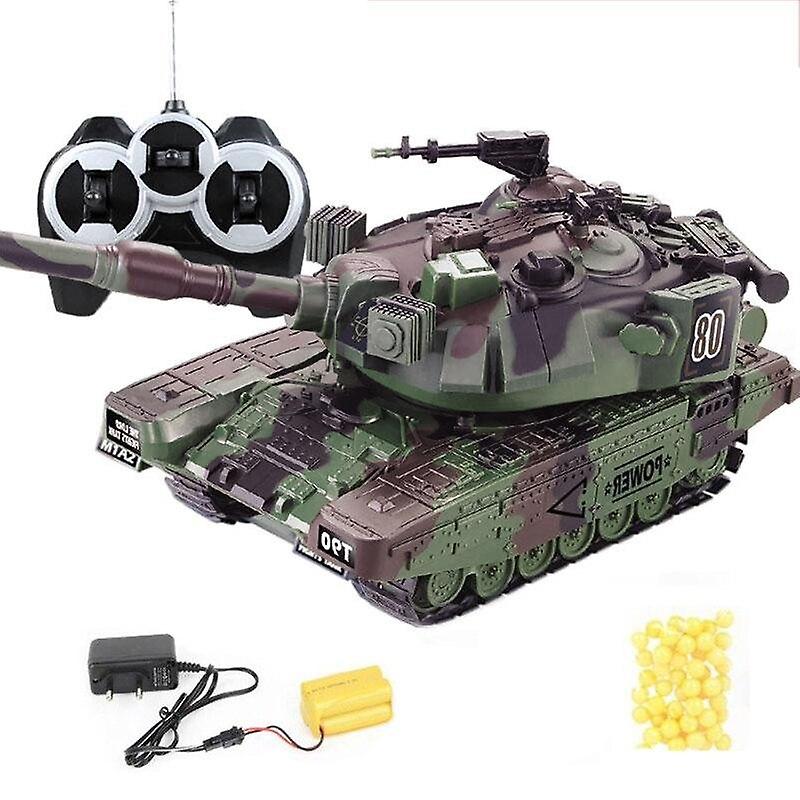 Military War Rc Battle Tank Heavy Large Interactive Remote Control Toy ...