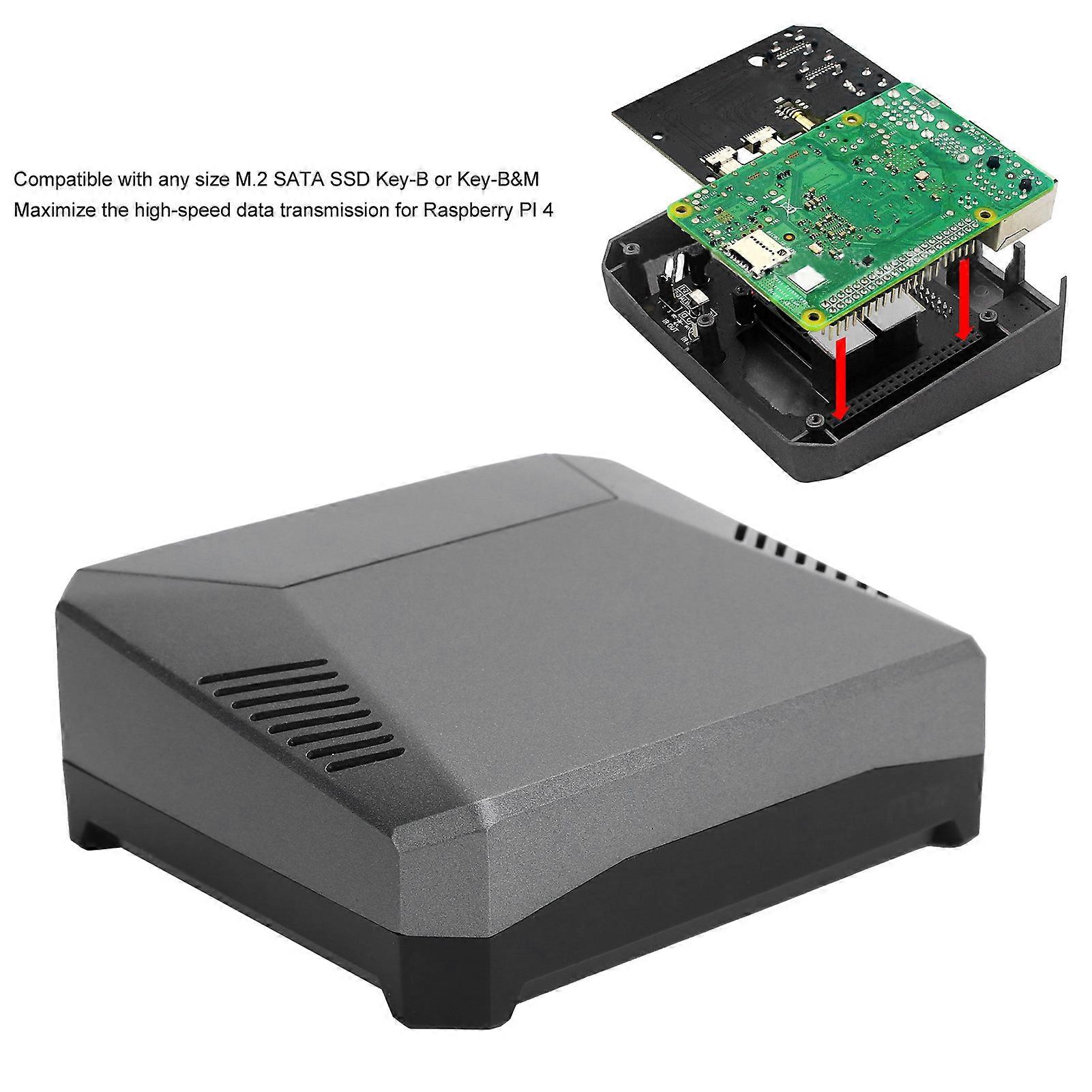 Aluminum Case for Raspberry Pi 4B Argon One M.2 SSD with M.2 Builtin ...