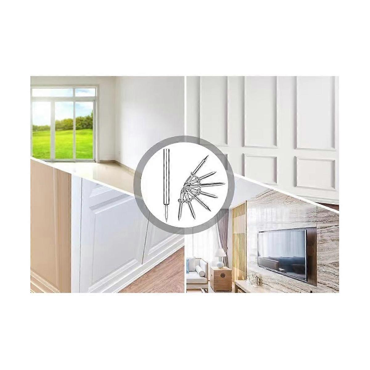 100Pcs Double-Head Skirting Thread Seamless Nail, Skirting Line Without ...