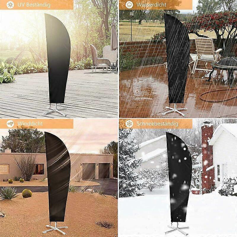 Offset Parasol Cover, Anti-UV/Anti-Wind/Waterproof 420D Oxford Fabric ...