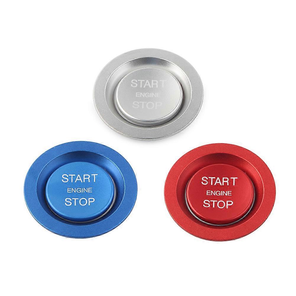 CNC Car Engine Ignition Start Button Cover w/ Ring For Land Rover Range ...