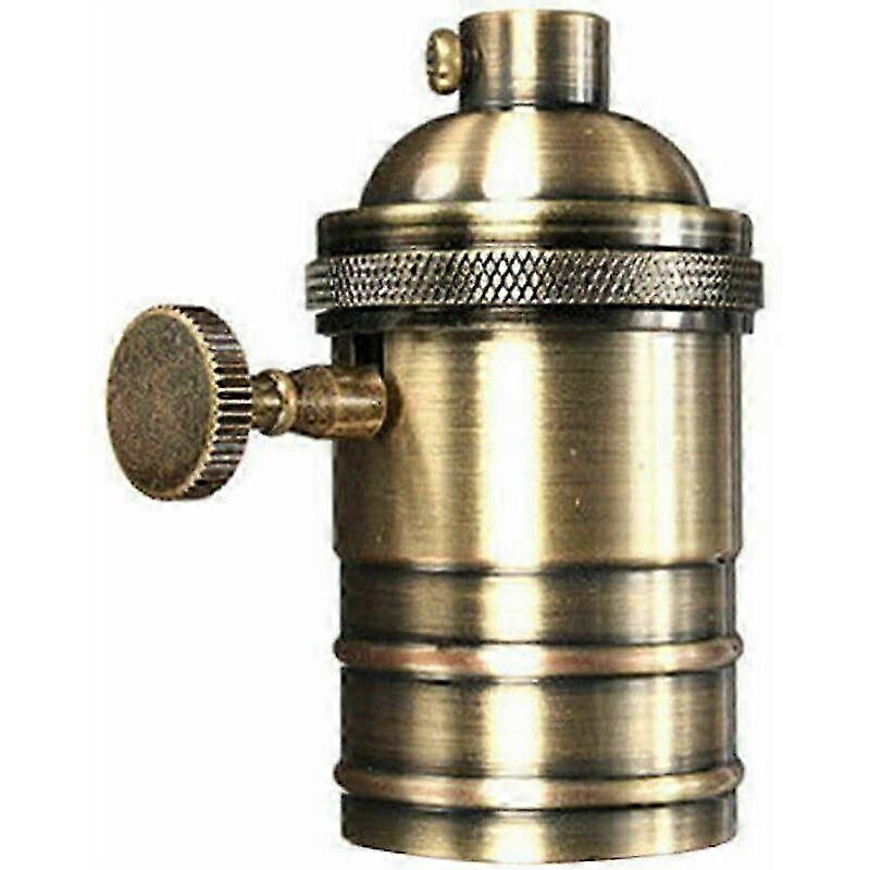 1 piece brass bulb holder, vintage antique copper E26/E27 socket ...