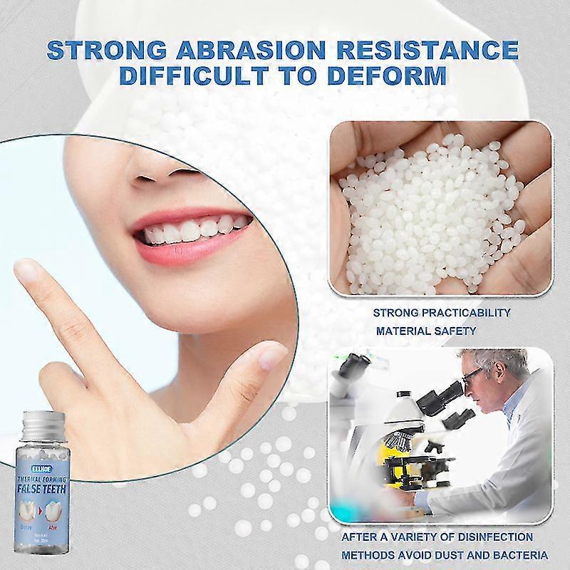 2pcs Temporary Resin Tooth Repair Glue Shapeable Falseteeth Gaps ...