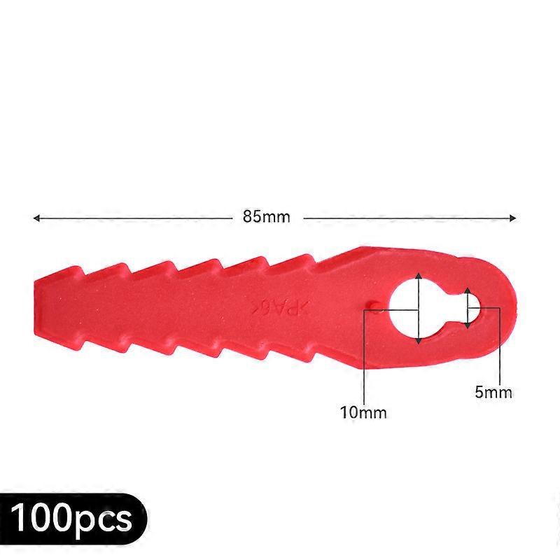 L85 Serrated Lawn Mower Plastic Blade Garden Lawn Mower Lawn Cutting Accessories Plastic Blade ...