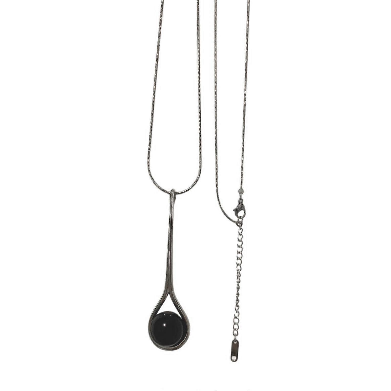 Stylish Necklace Simple Black Necklace Multifuntional Fashion Accessory ...