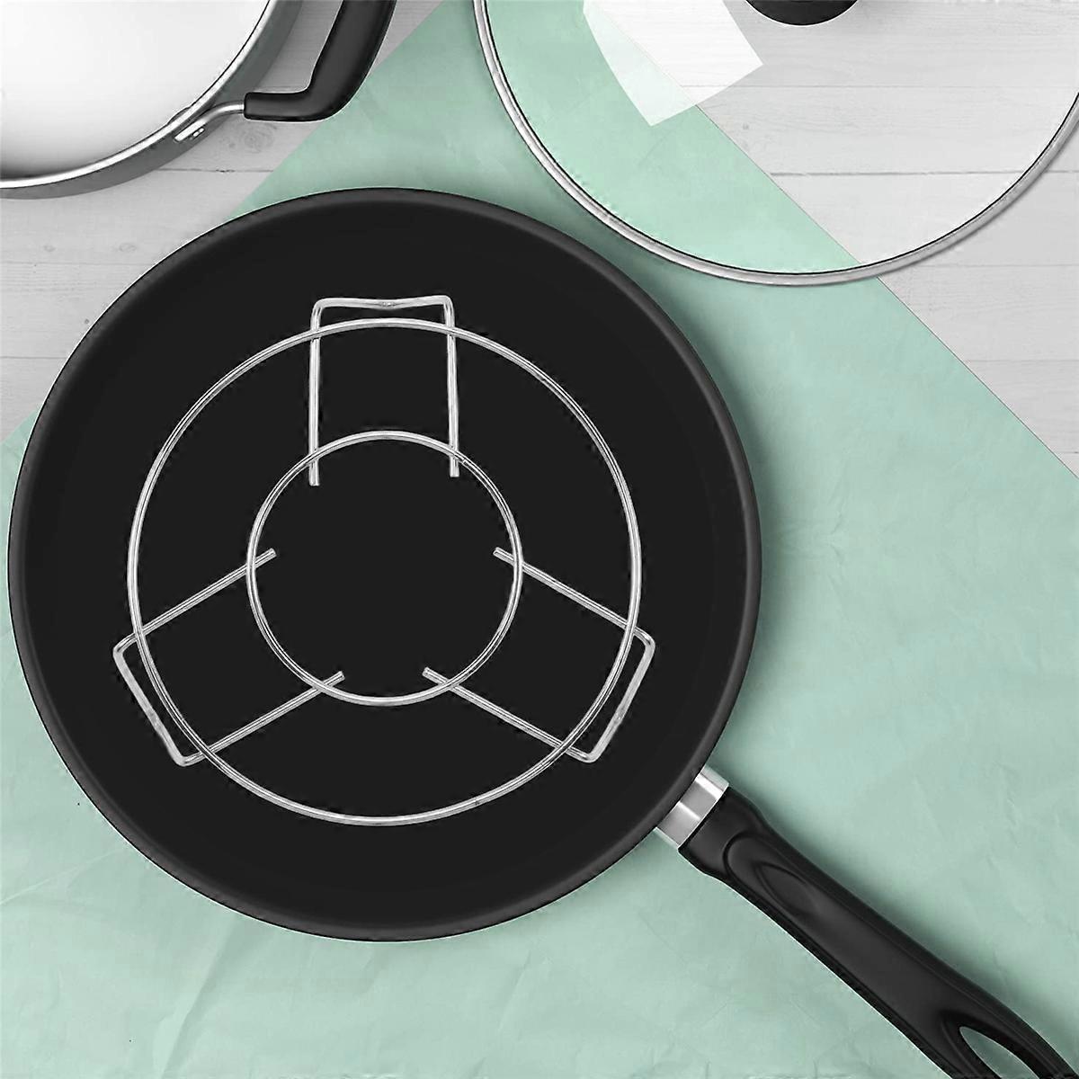 stainless steel Steamer Rack Stand Kitchen Cooking 3 Inch High | Fruugo UK