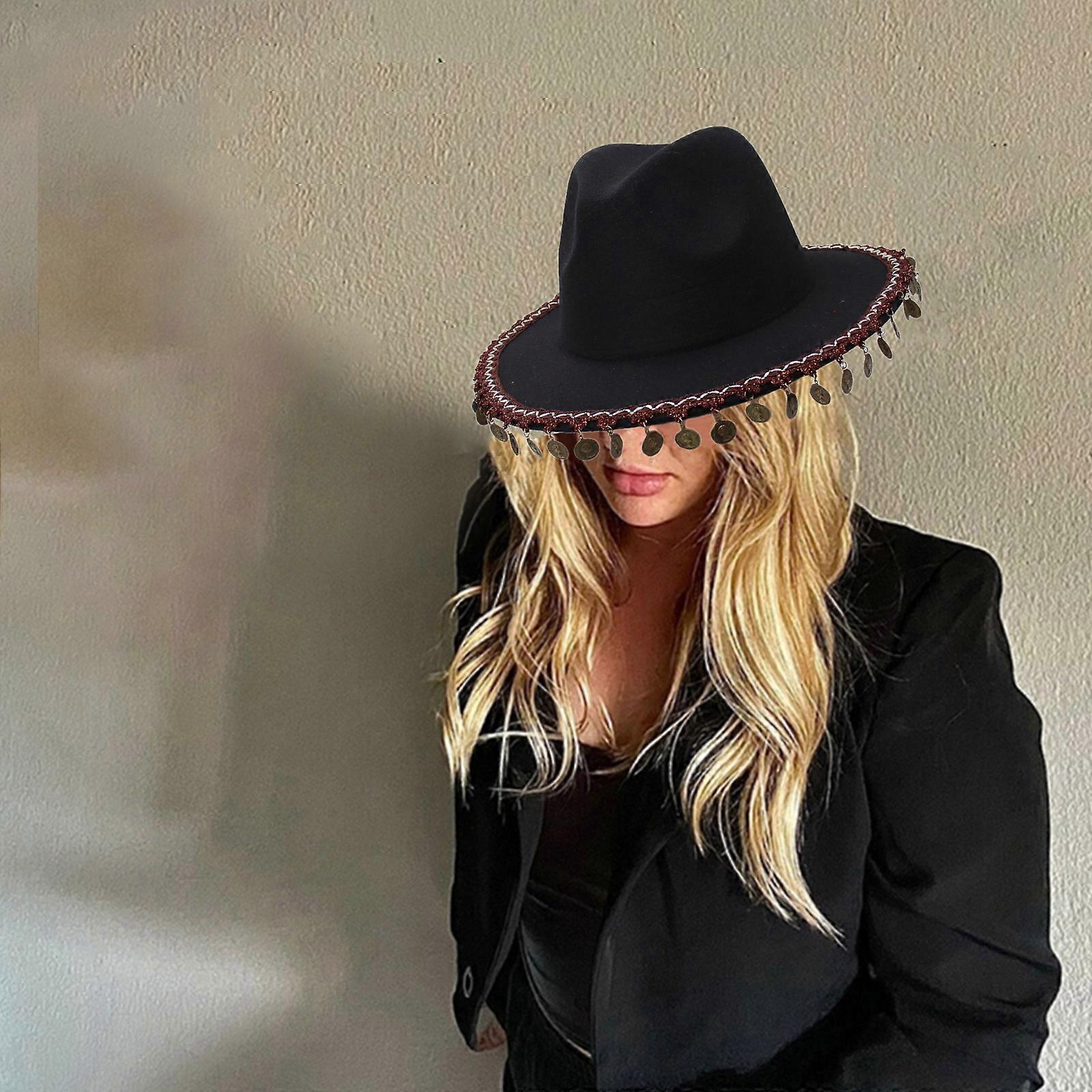 Sjove Festhatte Cowboy Hat til Dame Fedora Western Hat Cowboy Hat ...