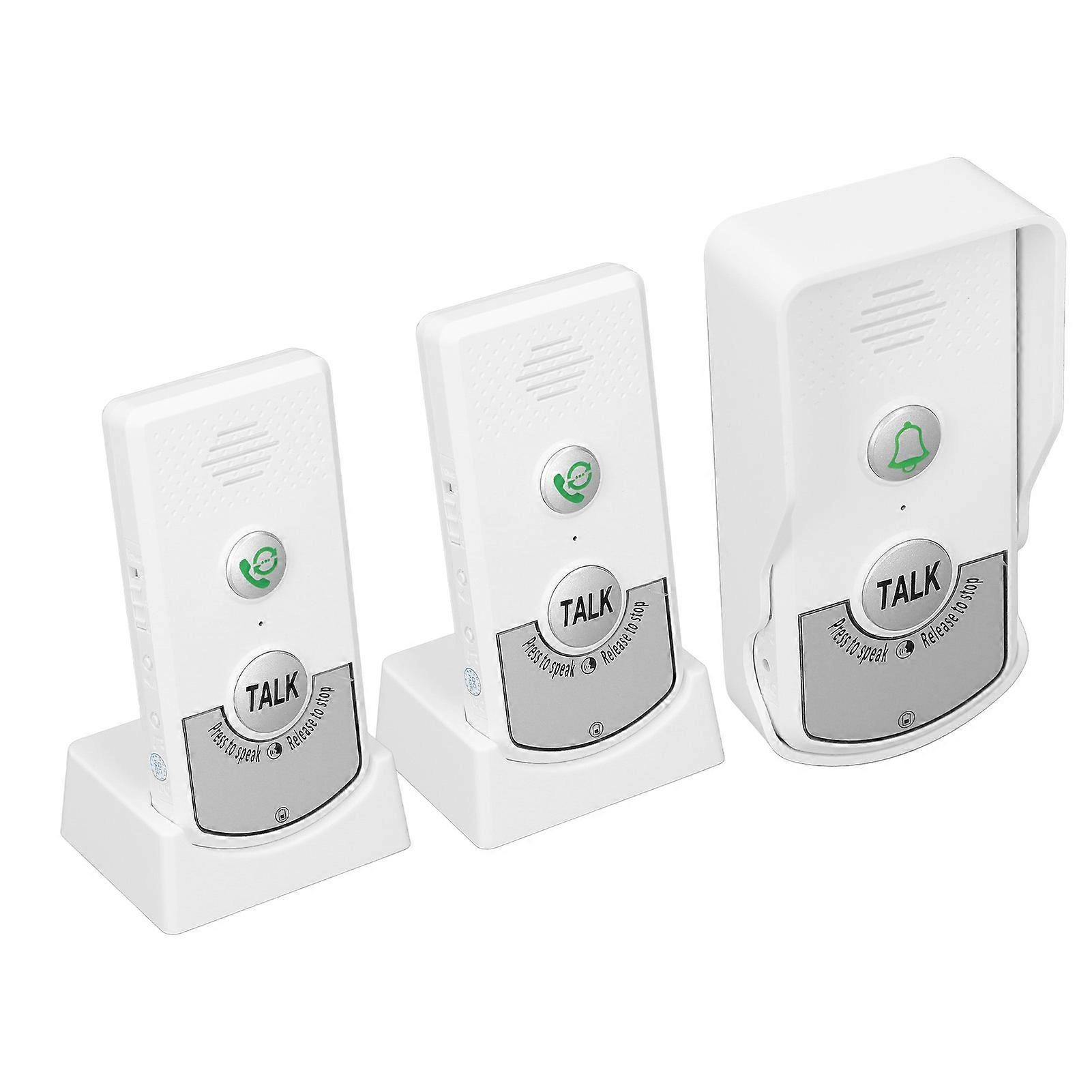 Wireless Intercom Long Range IP54 Waterproof 2 Way Voice Intercom ...