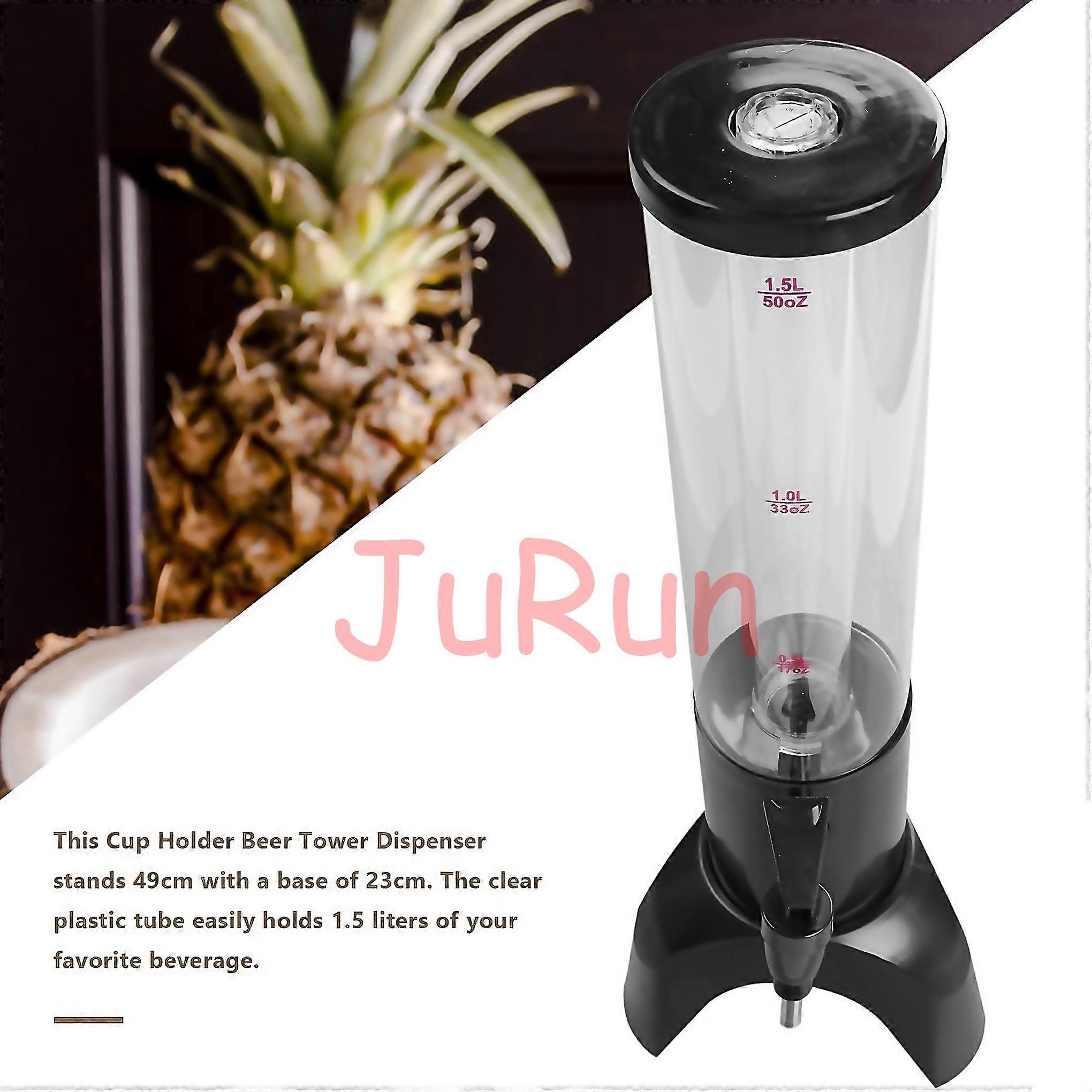 For 15l Beer Dispenser Tower Easy Clean Integrated Tap With Ice Tube ...