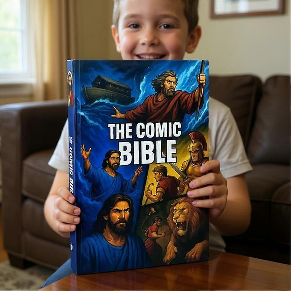 The Comic Bible for All Ages Full-Color Inner Page Printing Illustrated Bible Comic Book for All ...