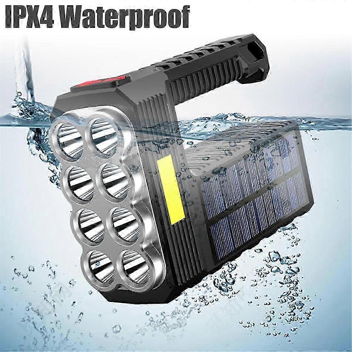 2Pcs Flashlight Rechargeable Flashlights,High Lumens Super Bright 8 LED ...
