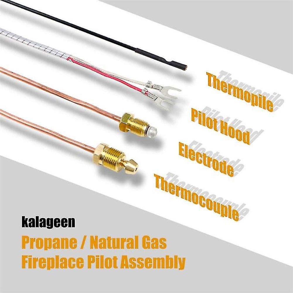 Propane & Natural Gas Fireplace Pilot Assembly Include Pilot Tube ...