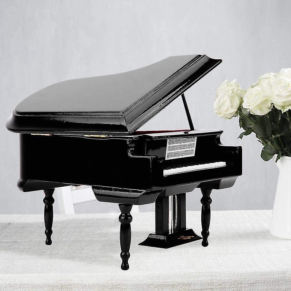 Miniature Grand Piano Model Kit Musical Instrument with Chair,for Home ...