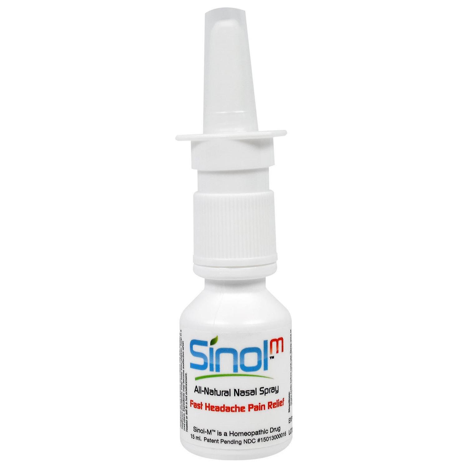 Sinol, SinolM, All-Natural Nasal Spray, Fast Headache Relief, 15 ml ...