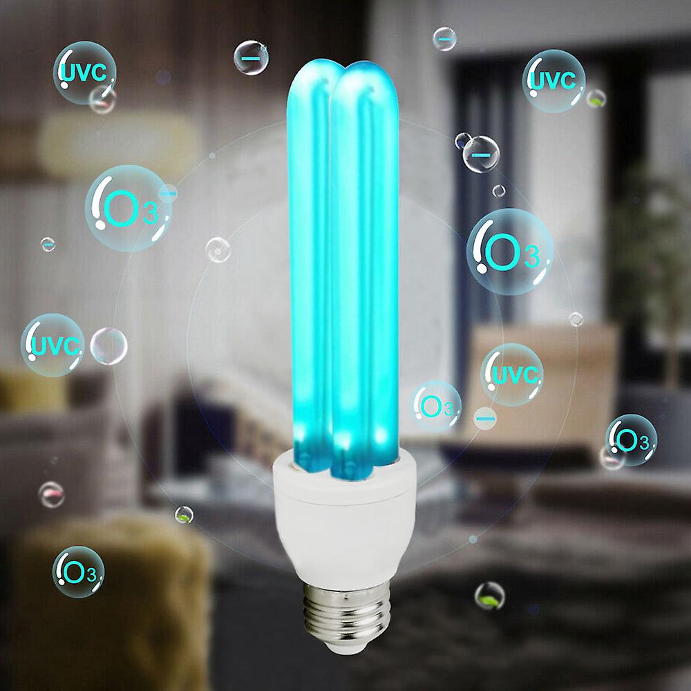 UV disinfectant lamp E27 25W UVC sterilization 254 nm with ozone, 360 ...