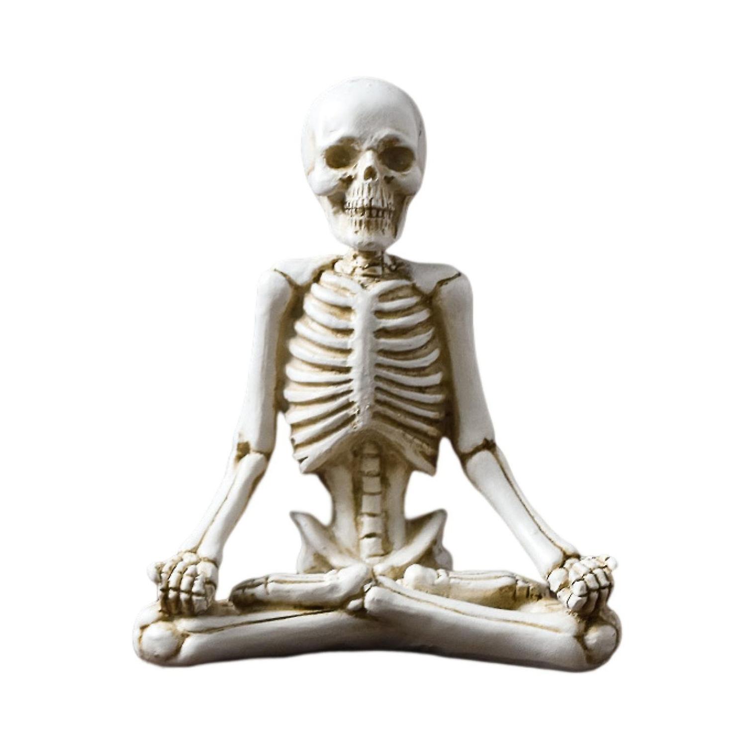 Halloween Yoga Skeleton Funny Gifts Anti-fade Collectible Horror ...