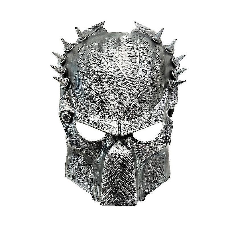 Predator Mask Halloween Horror Mask Lone Wolf Mask Rivet Snap Iron Mask ...