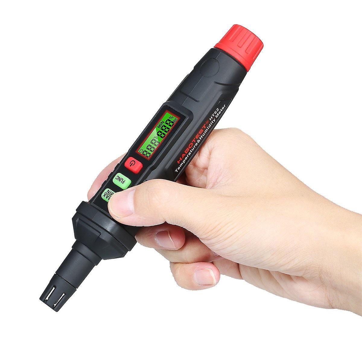 4-In-1 digital psychrometer portable thermo-hygrometer mini temperature ...