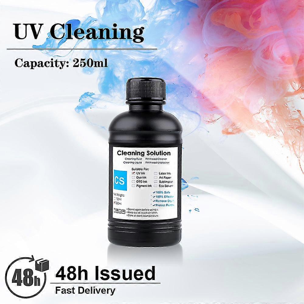 hg 250ML UV Ink Cleaning Liquid Tool For Epson Roland for Mimaki for ...
