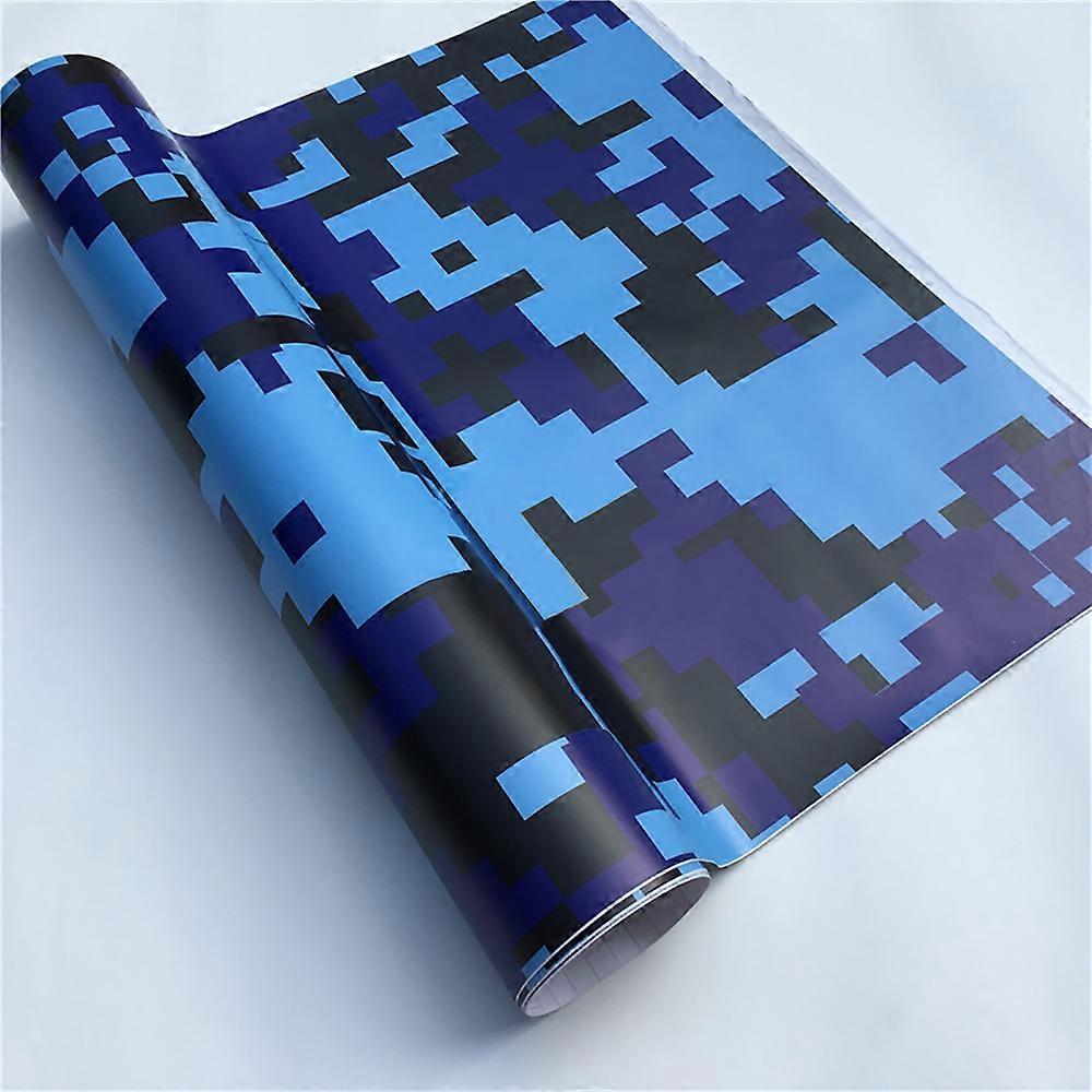 Car Camouflage Vinyl Wrap Film Arctic Snow Camo Sticker Vehicle Console ...