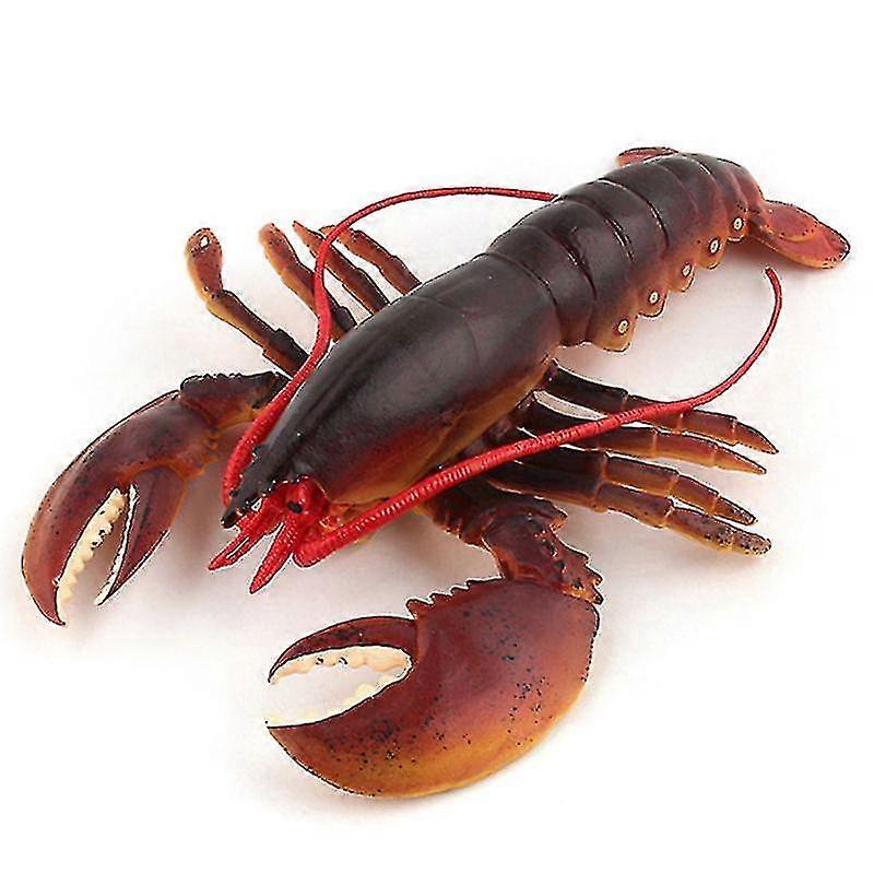 Sea Lifelike Lobster Fish Statue Model Figurine For House Room Tabletop ...