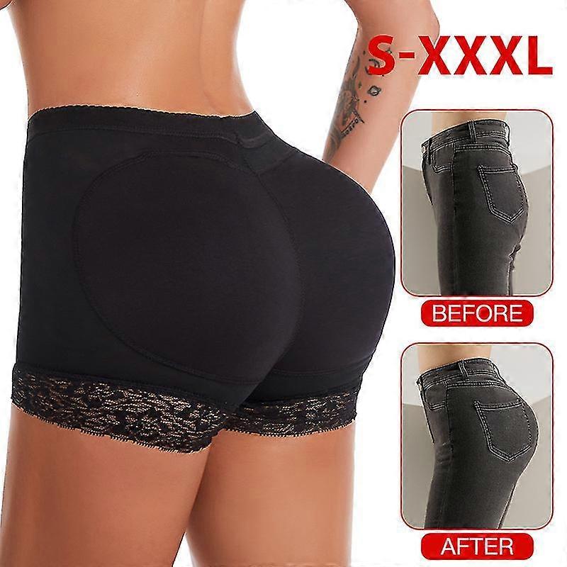 Women Padded Push Up Panties Butt Lifter Shaper Fake Ass Buttocks Hip Pads Invisible Control ...