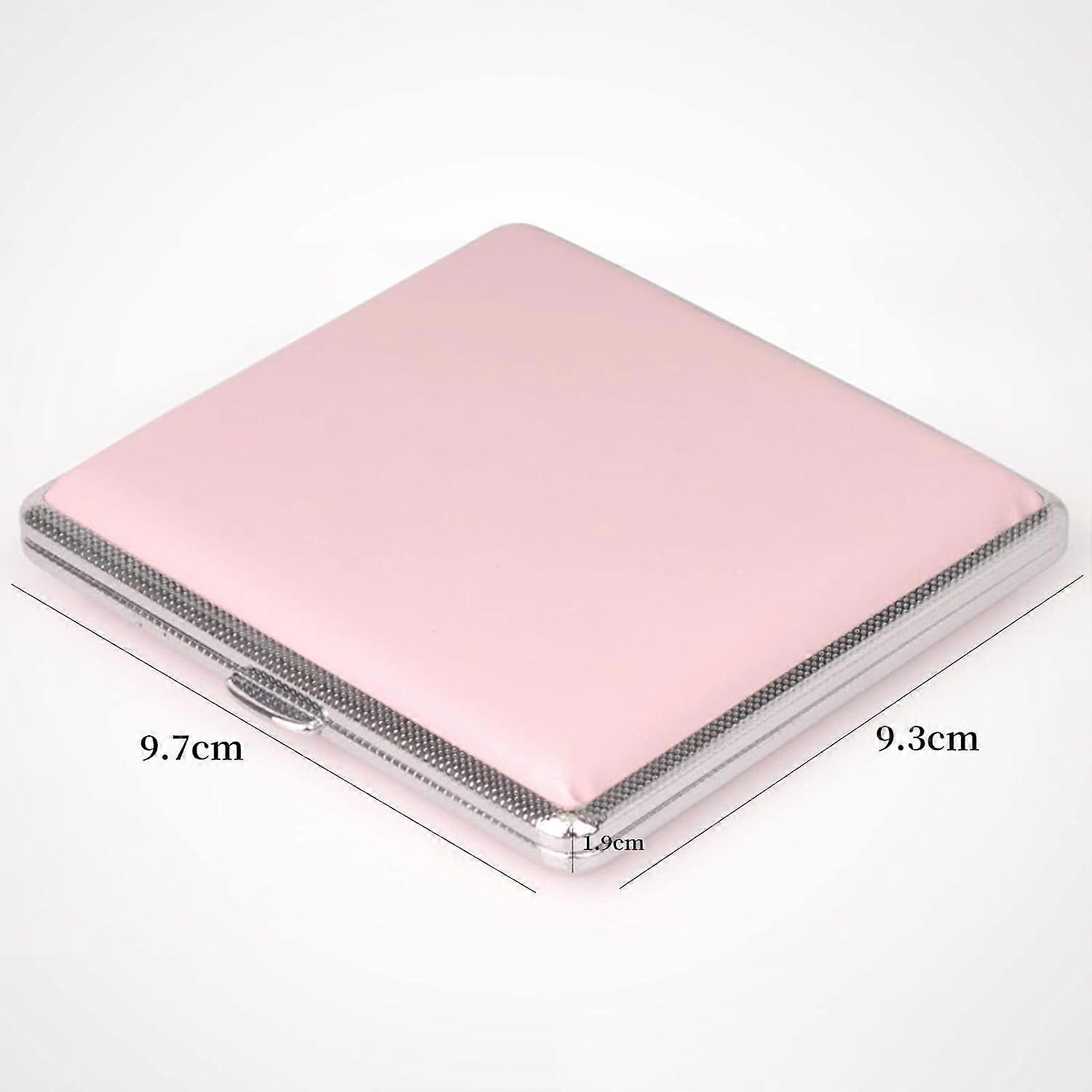 Cigarette Cases for Women- Pink PU Leather Cigarette Case Slim Holds 20 ...