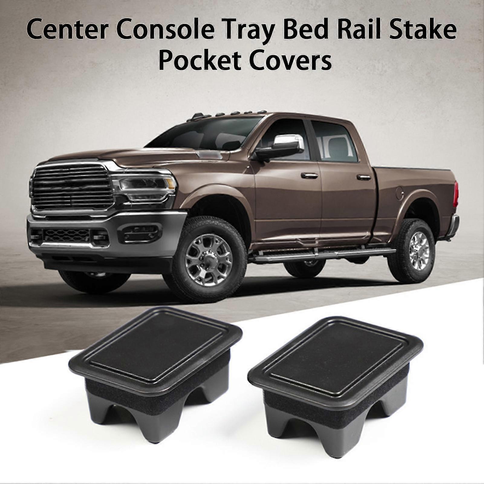 Mengxi 2pcs Stake Pocket Covers Replacement Car Accessory Trucks Bed ...