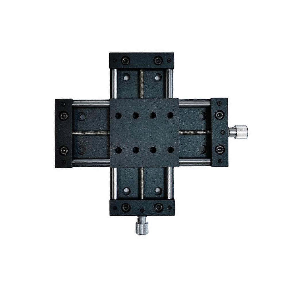 40mm 60mm XY Axis Manual Motion Stage Cross Sliding Table Triangular ...