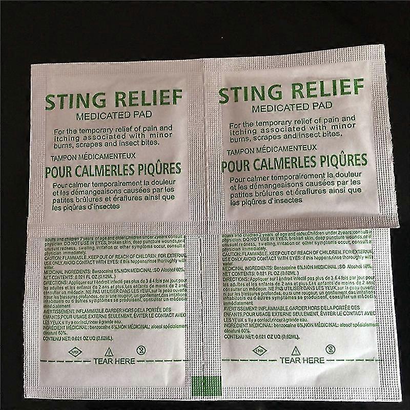 200 Pcs Sting Relief Prep Pad, Sting Preparation Pad, Insect Sting ...