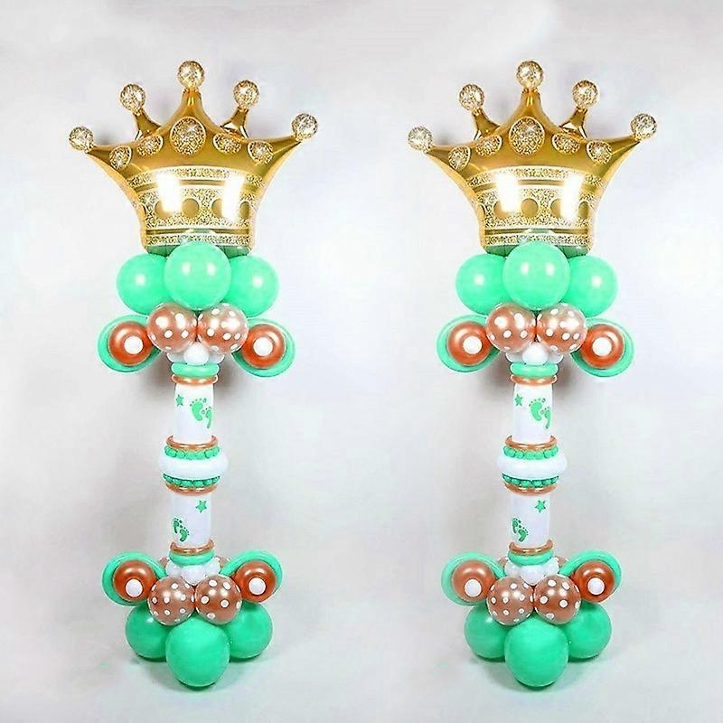 Plastic Balloon Arch Column Stand with Base Kits Wedding Birthday Decor ...