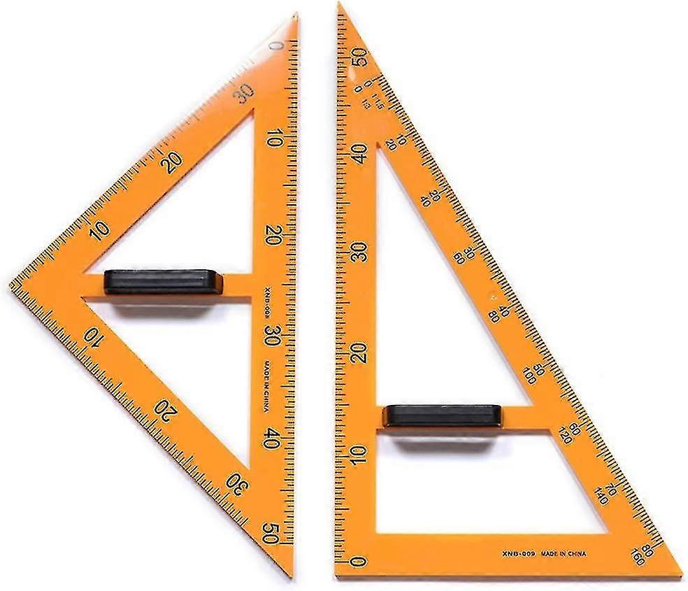 Teaching Tool Multifunction Teaching Ruler Set Triangle Protractor ...