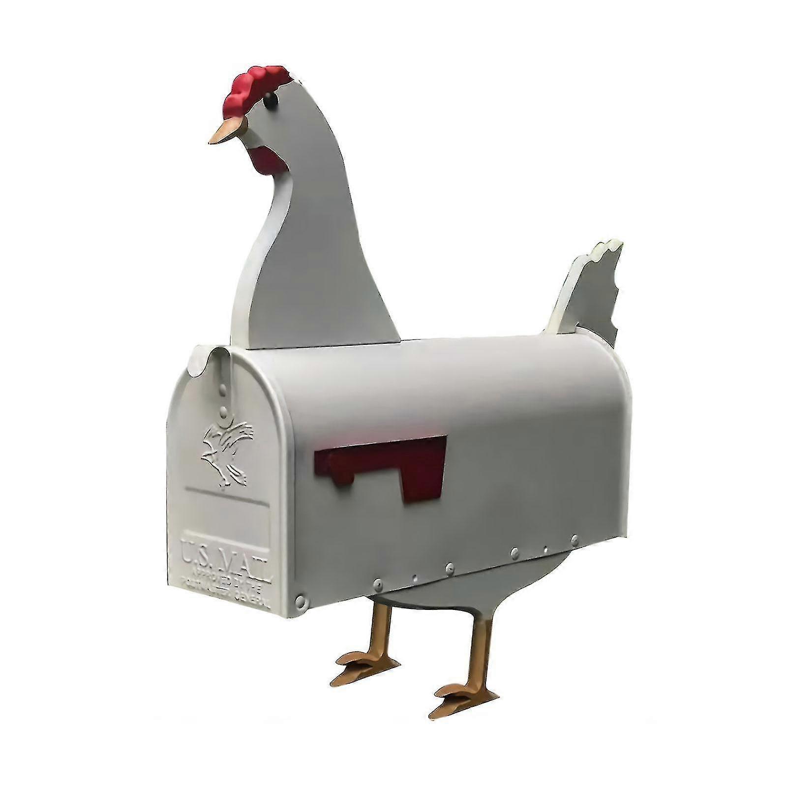 Handmade Custom Metal Cow Mailbox Cow Letter Box Outdoor Funny Farm ...