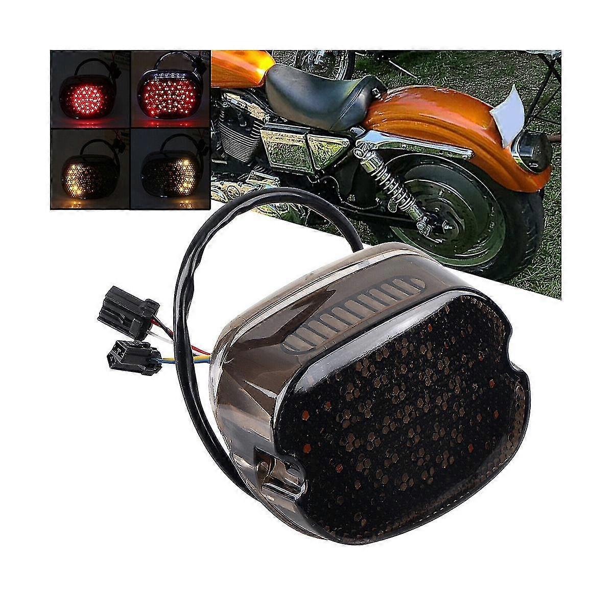 Motorcycle Led Brake Tail Light Integrated Turn Signal For Sportster ...
