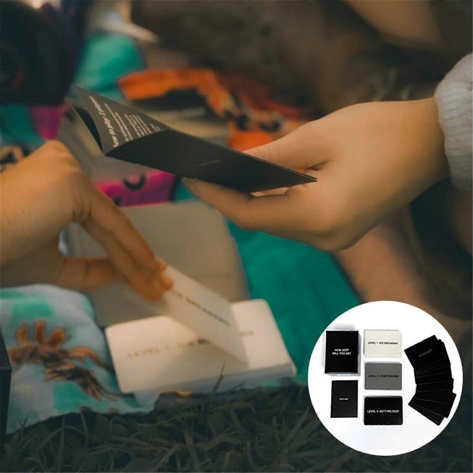 How Deep Will You Go? Questions Card Game, Deep Conversation Cards Game ...