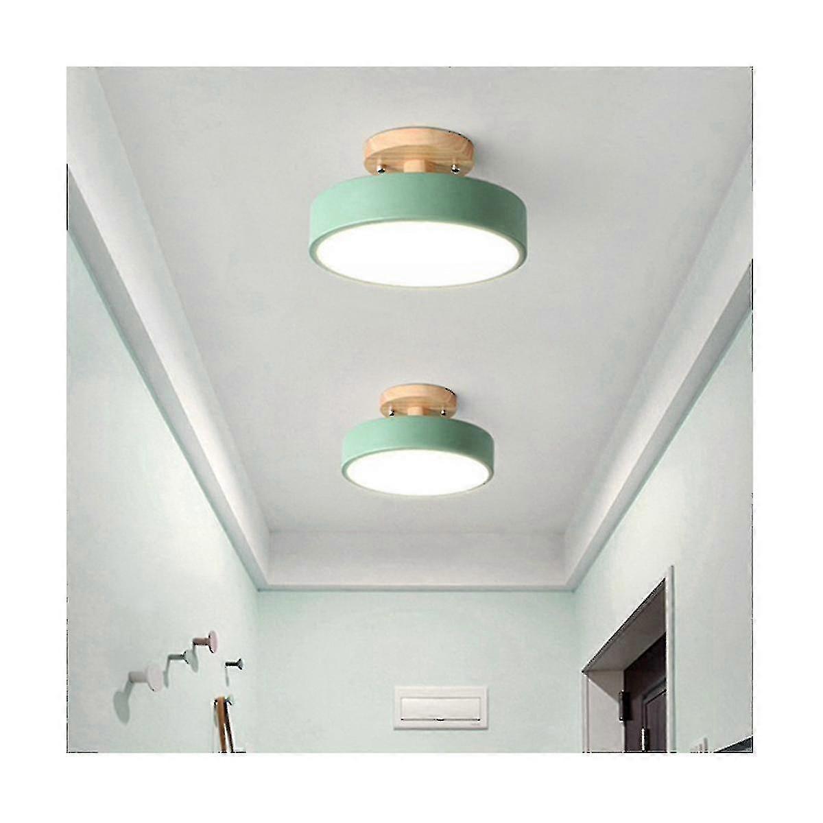 Ceiling Lights Modern Led Nordic Wood Lighting Fixture Indoor Luminaire ...