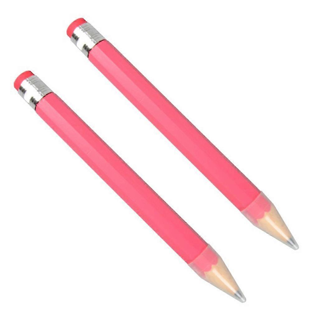 2 Pcs Toddler Colored Pencils Large Pencils Giant Pencil Prop Big Fat ...