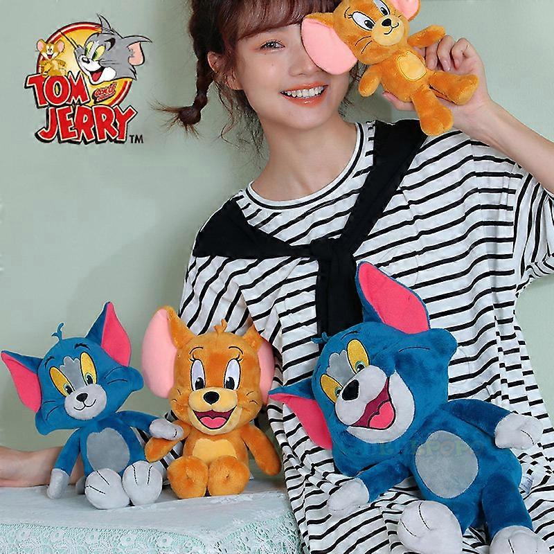 Tom And Jerry Plush Toy Cartoon Movie Cat Tuffy Nibbles Mouse Plushies ...