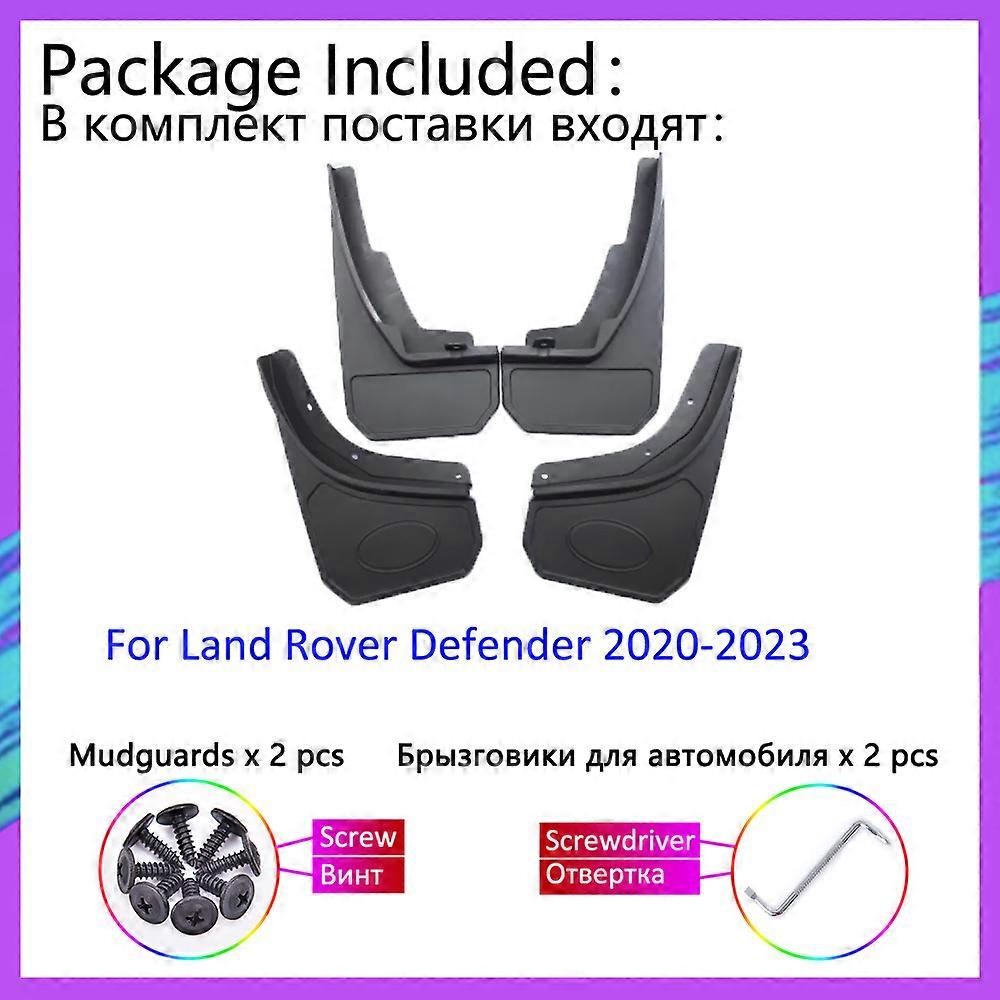 Front Rear Car Mud Flaps Set For Land Rover Defender 2020 2021 2022 ...