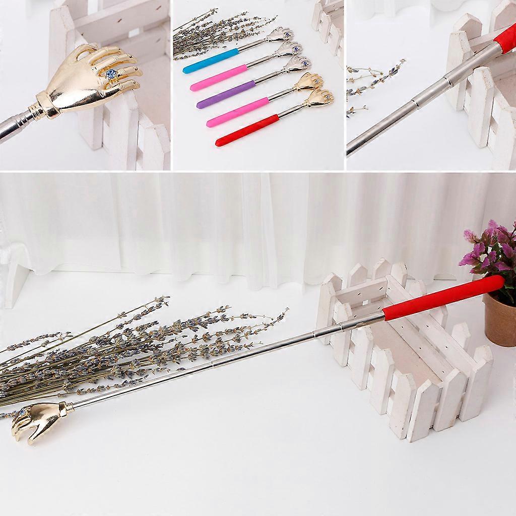 Scratcher Hand Massage Claw Adjustable telescopic Pocket Stainless Clip ...