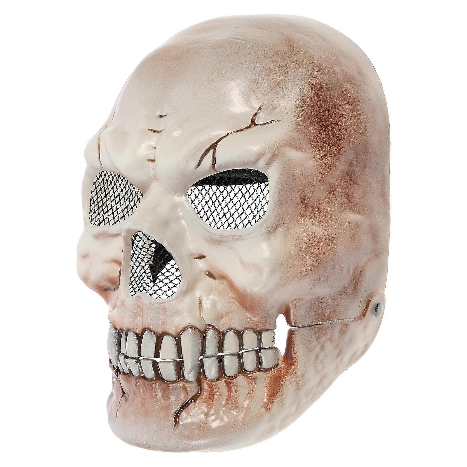 Creepy Halloween Skull Mask Skeleton Face Decoration for Costume ...