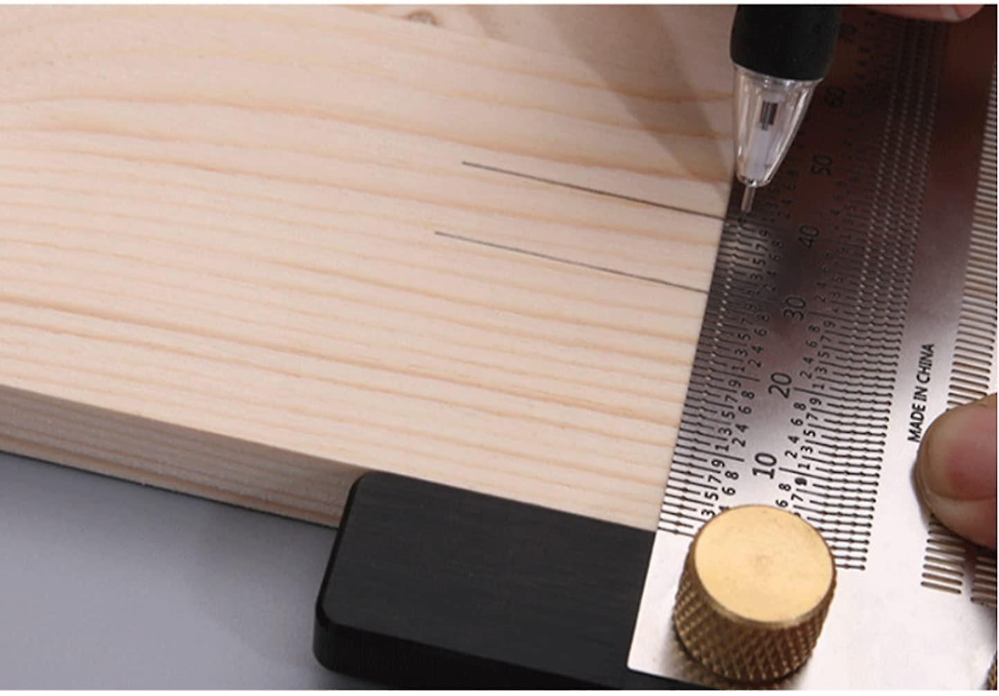 Marking T-ruler High Precision Woodworking Scribe Line Scale Ruler With ...