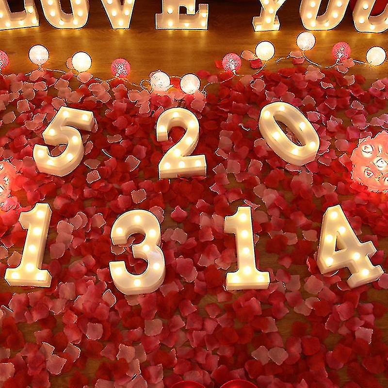 Led Marquee Letter Lights Sign 26 Alphabet & 0-9 Number Light, Light Up ...