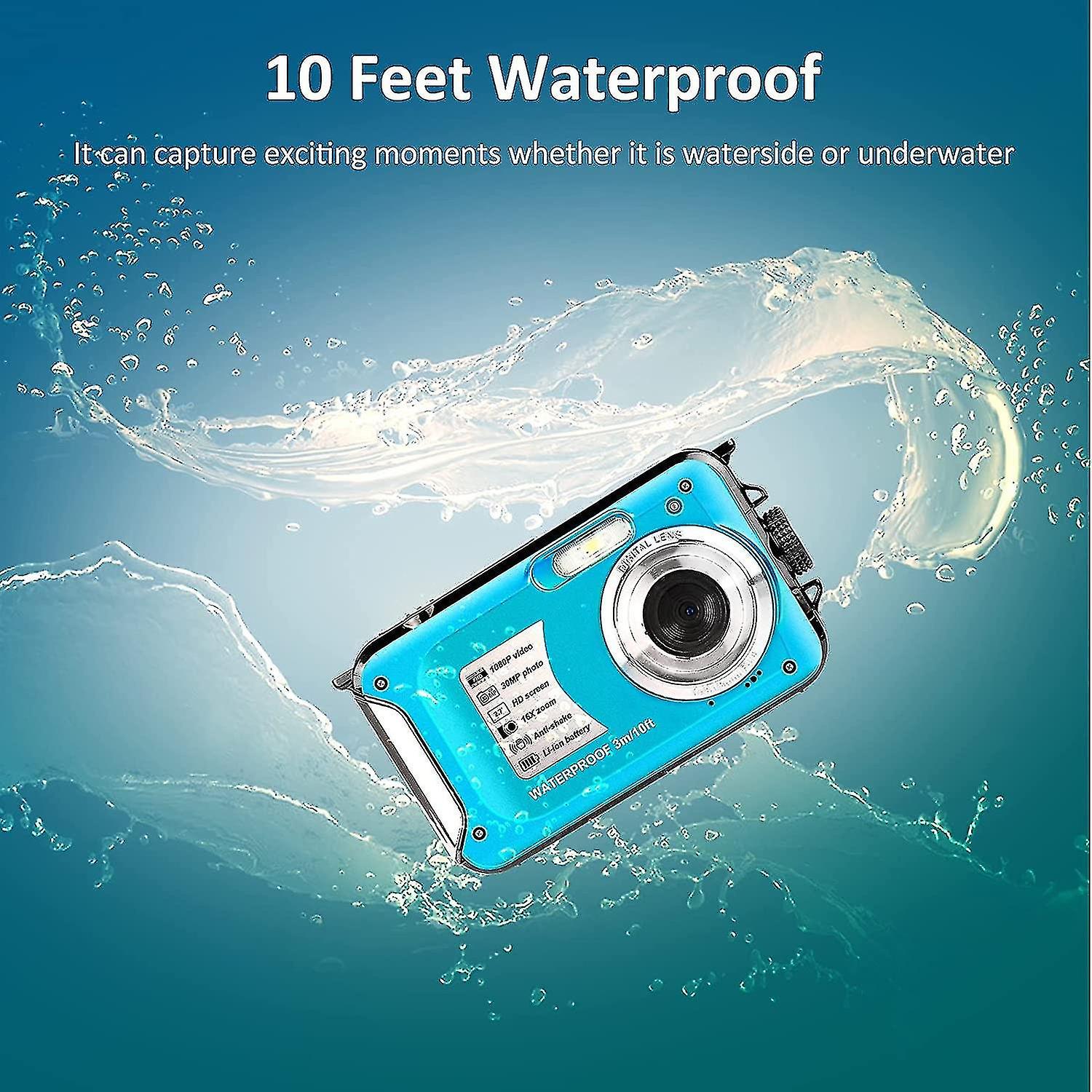 Waterproof Camera Underwater Camera Full Hd 1080p 30 Mp Video Recorder ...