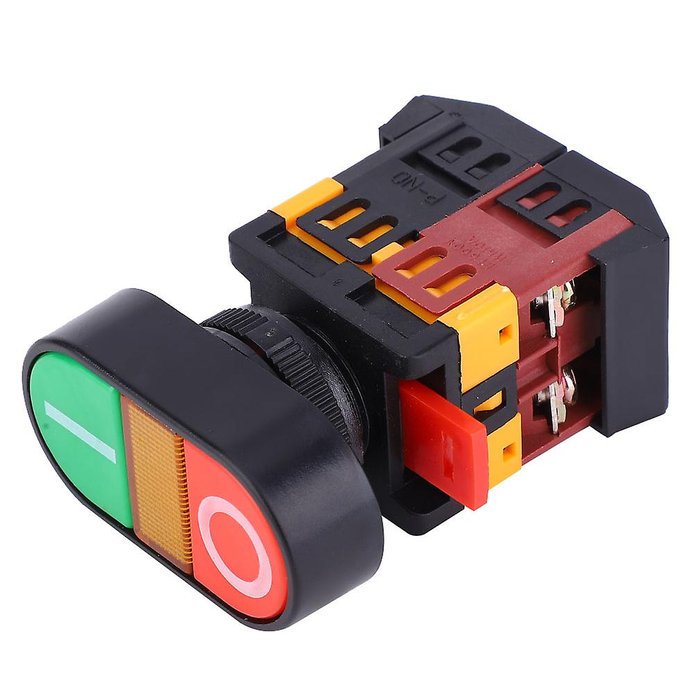 APBB-22/25N Double Push Button Switch, LED Light, 220VAC, NoNC ...