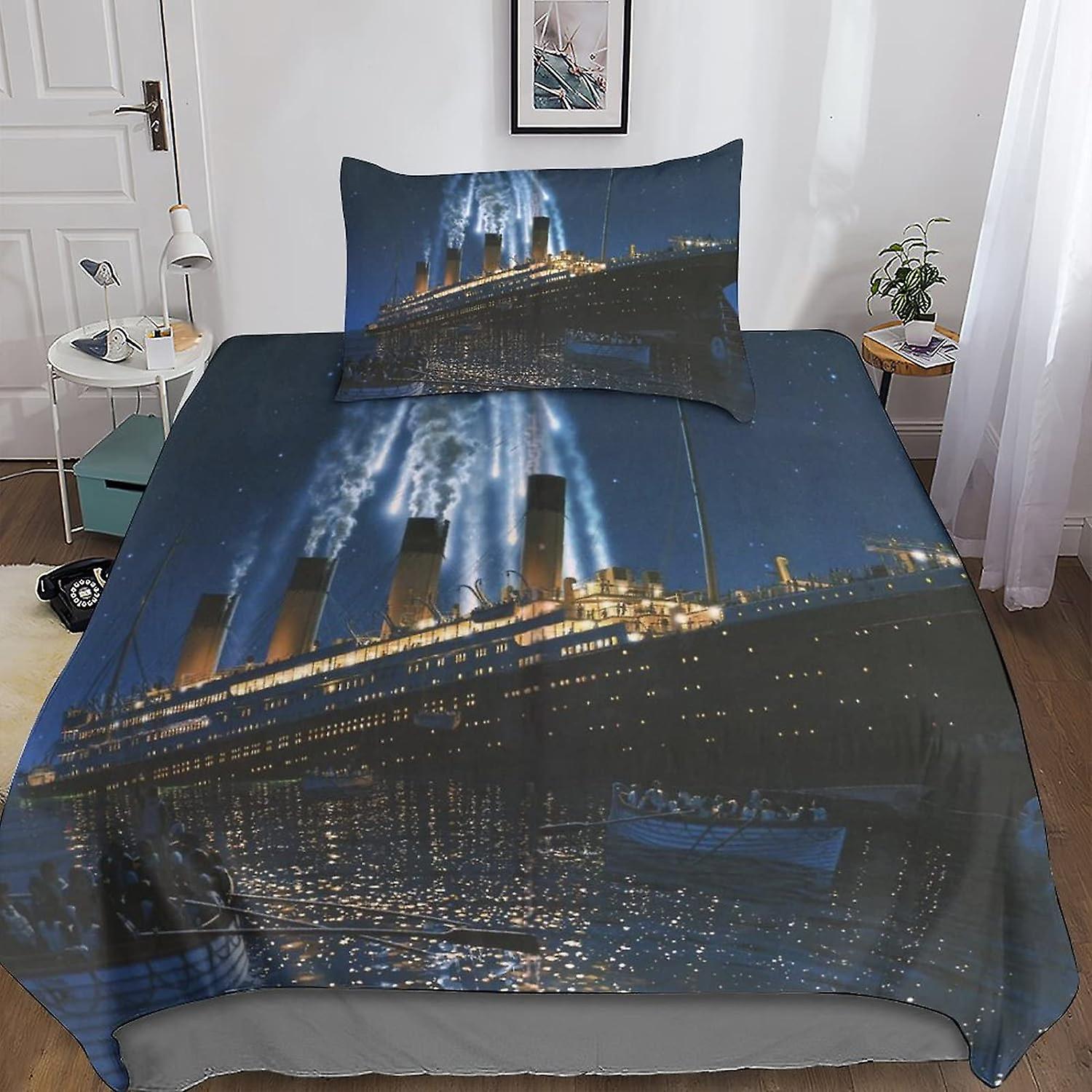Titanic Quilt Cover Bedding Set 3D Printed Jack And Rose Motion Picture ...