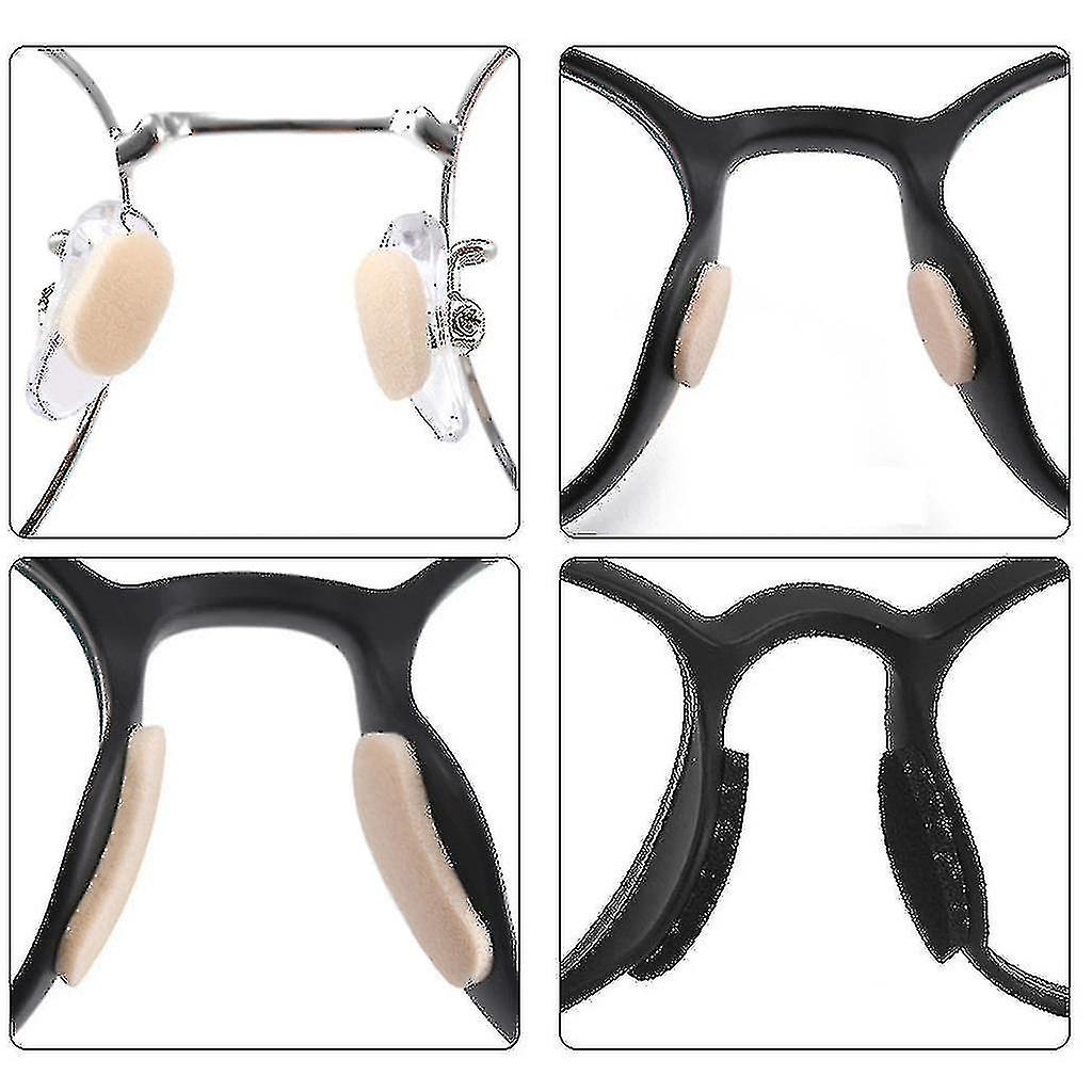 40pcs Soft Foam Nose Pads Self Adhesive Eyeglass Eva Nose Pads Anti-slip Glasses No Makeup Nose ...